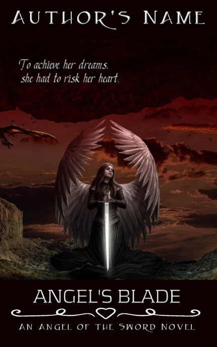 Copy of Fantasy Ebook Cover - Angel's Blade | PosterMyWall