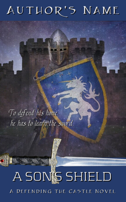 Fantasy Ebook Cover - Son's Shield Template | PosterMyWall
