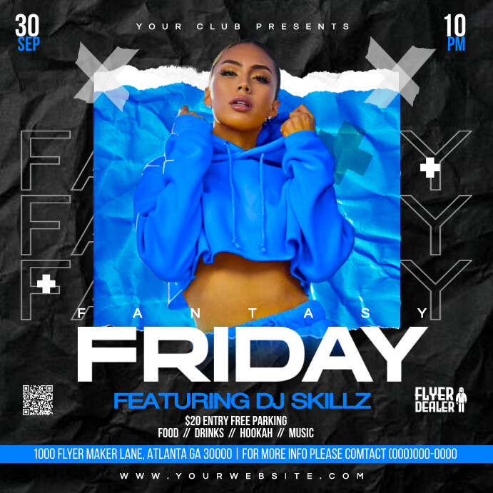 Copy of Fantasy friday (1) | PosterMyWall