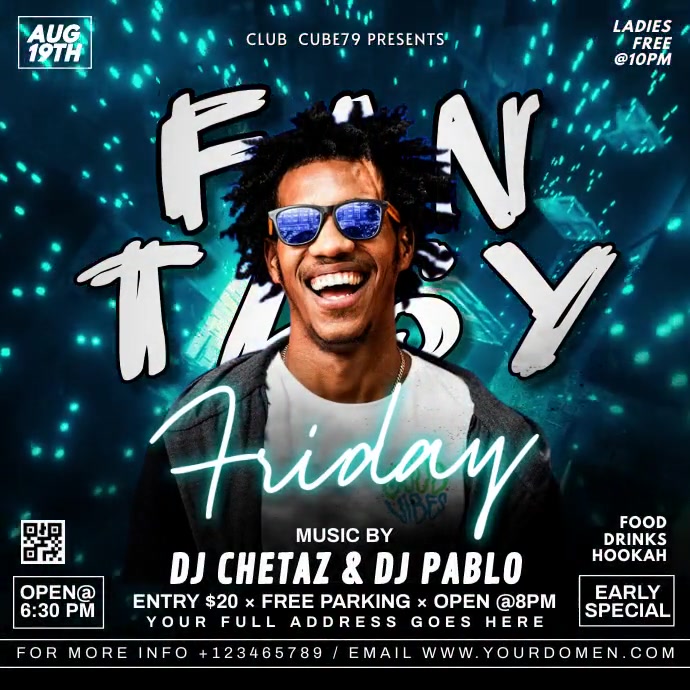 Plantilla de Fantasy Friday | PosterMyWall