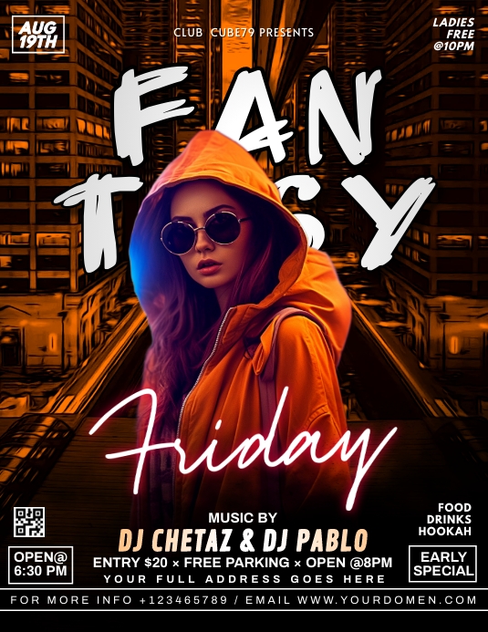 Modèle Fantasy Friday | PosterMyWall
