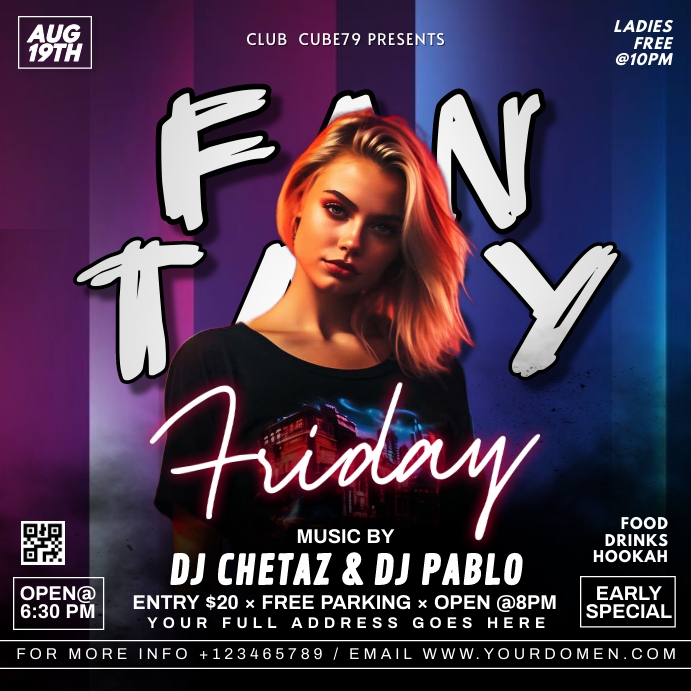 Fantasy Friday Template | PosterMyWall
