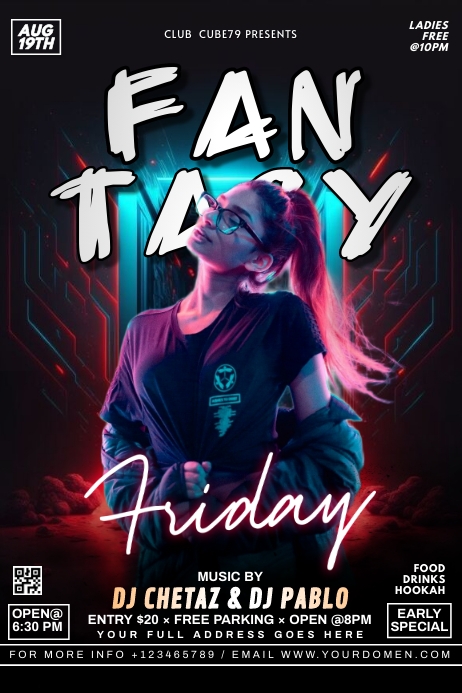 Fantasy Friday Template | PosterMyWall