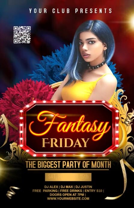 Fantasy Friday Template | PosterMyWall