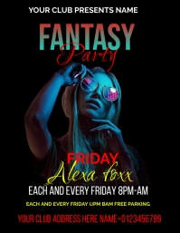 FANTASY FRIDAY NIGTH party Template | PosterMyWall