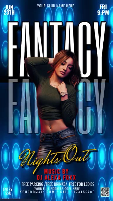 FANTASY PARTY (1) Template | PosterMyWall