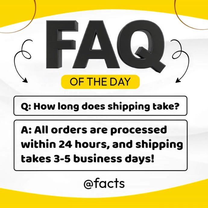 FAQ Template | PosterMyWall