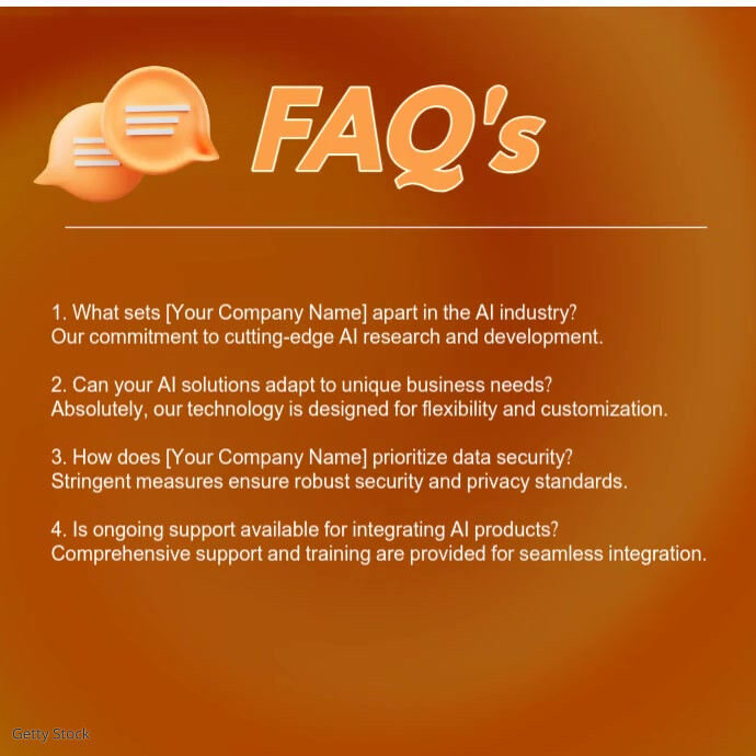 FAQs Template | PosterMyWall