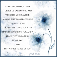 fare thee well Template | PosterMyWall