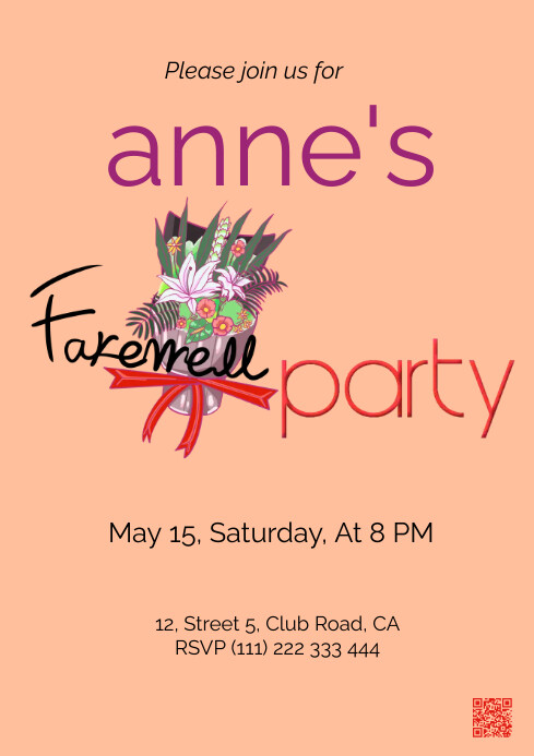 Farewell Template | PosterMyWall