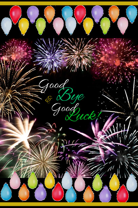 Farewell Template | PosterMyWall