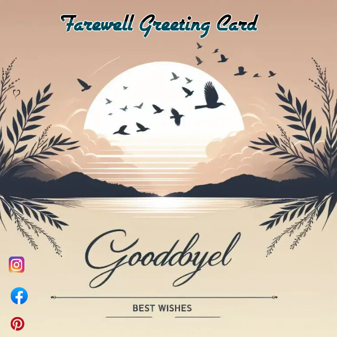 Copy of Farewell Greeting Card | PosterMyWall