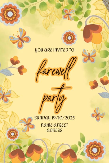 farewell party Template | PosterMyWall