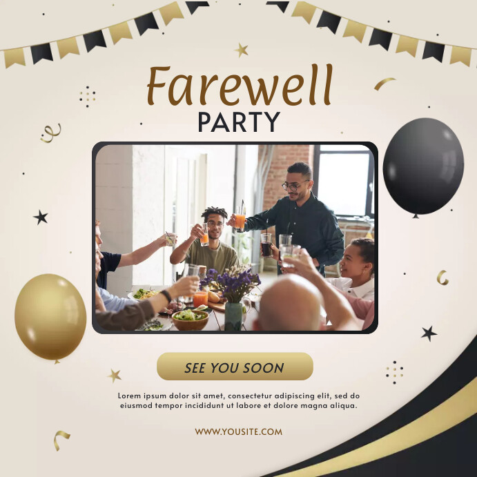 Farewell Party Template | PosterMyWall