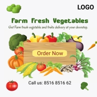 vegetable template | PosterMyWall