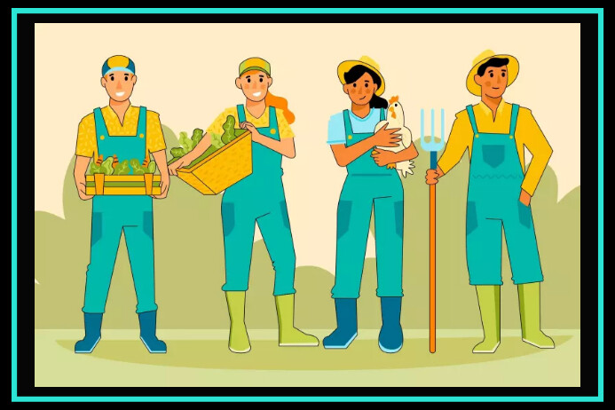 Farm Uniform designs illustration Template | PosterMyWall