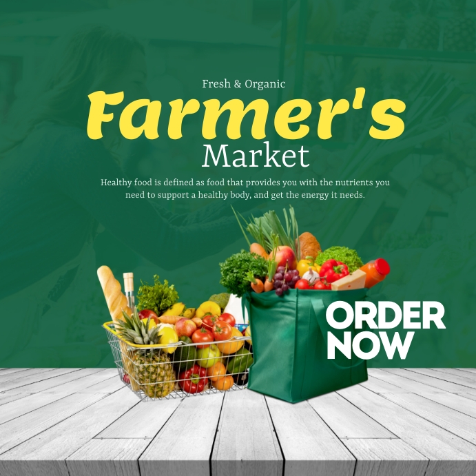 Farmer's Market Template | PosterMyWall