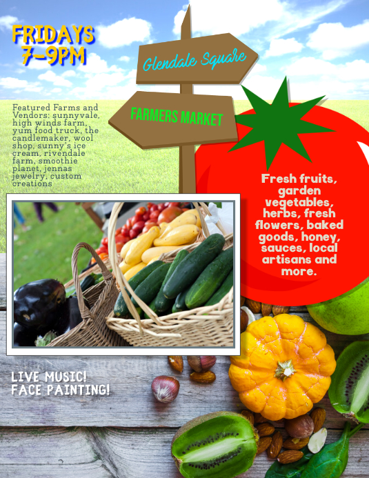 Copy of Farmer's Market Farm Stand Flyer | PosterMyWall