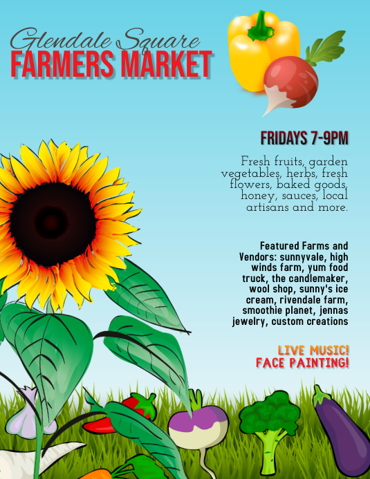 Copy of Farmer's Market Farm Stand Flyer | PosterMyWall