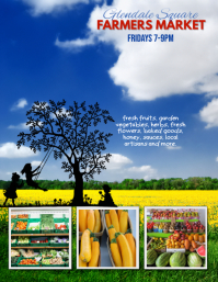 Farmer’s Market Farm Stand Flyer Template | PosterMyWall