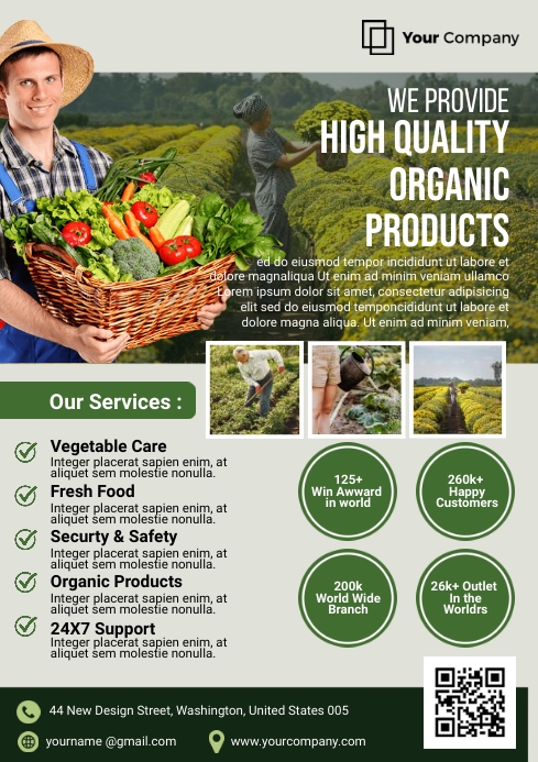 Farmer Planting Ads Template | PosterMyWall