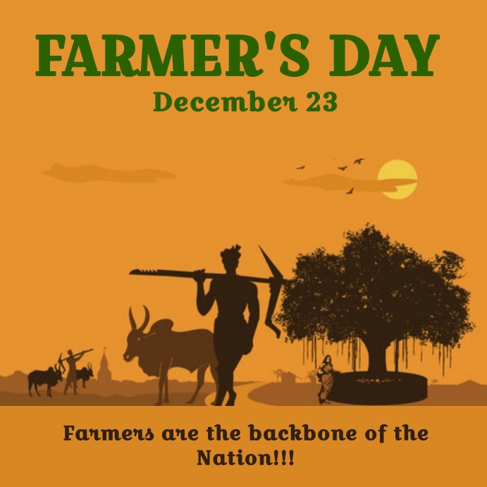 Farmers day Template | PosterMyWall