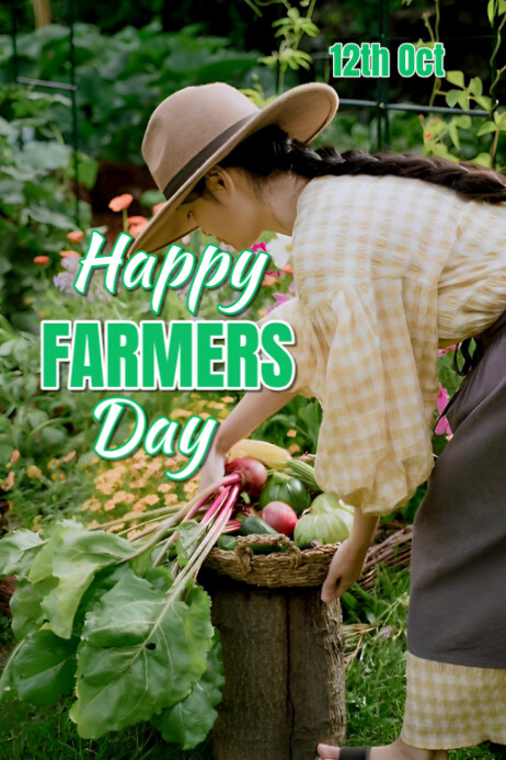Farmers day Template | PosterMyWall