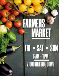 FARMERS MARKET Template | PosterMyWall