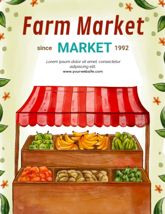 Farmers Market Template | PosterMyWall