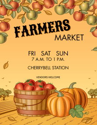 Farmer’s Market Farm Stand Flyer Template | PosterMyWall