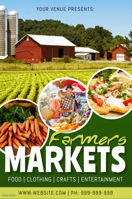 Farmers Markets Poster Template | PosterMyWall
