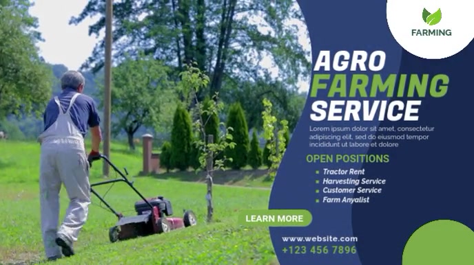 Farming Service Ad Template | PosterMyWall