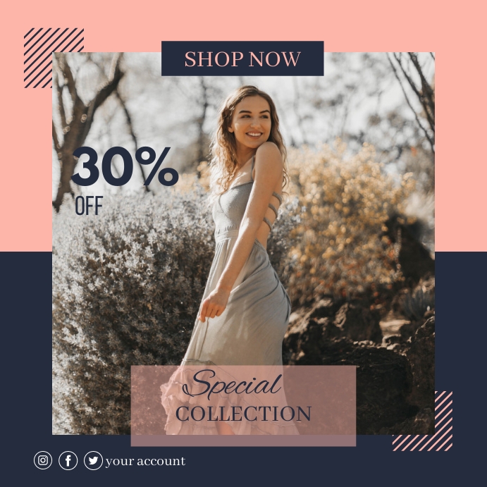 Fashion & clothing Template | PosterMyWall