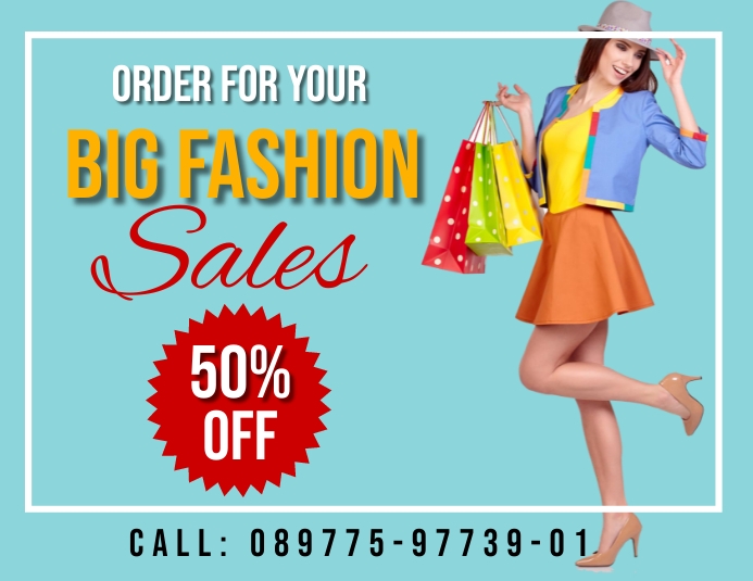 Copy of Fashion (2) | PosterMyWall