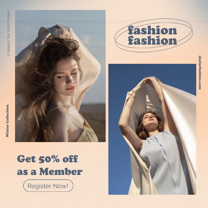 Fashion Ads Template | PosterMyWall
