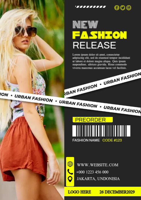 Fashion Ads Template | PosterMyWall