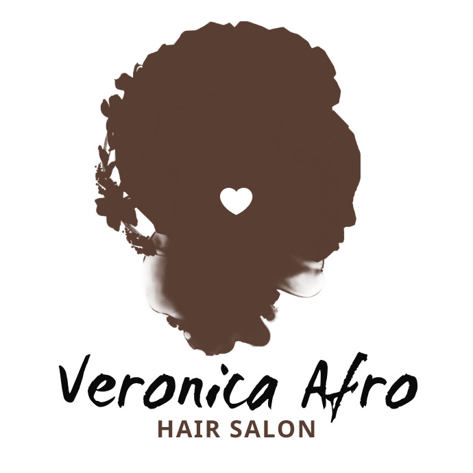 Fashion African Silhouette Hair Afro Logo Template | PosterMyWall