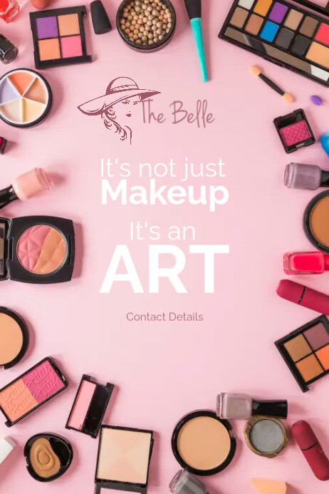 Fashion and makeup Template | PosterMyWall