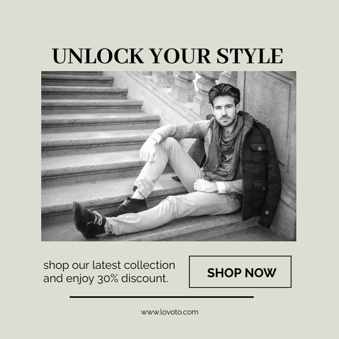 Fashion brand discount Template | PosterMyWall