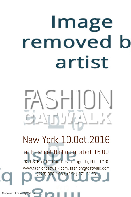 Copy of fashion catwalk | PosterMyWall