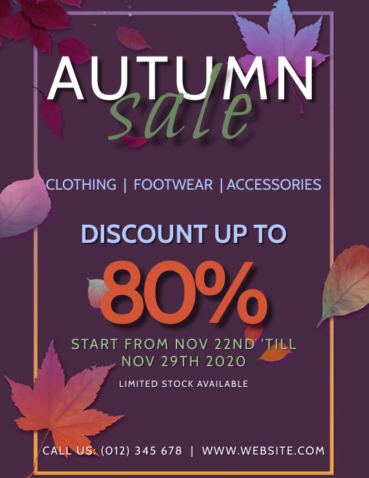 FASHION CLOTHING SALE OFFER Flyer Template | PosterMyWall