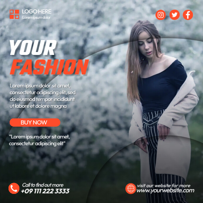 Fashion Clothing Sale Post Template | PosterMyWall