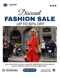 Fashion Discount Ads Template | PosterMyWall