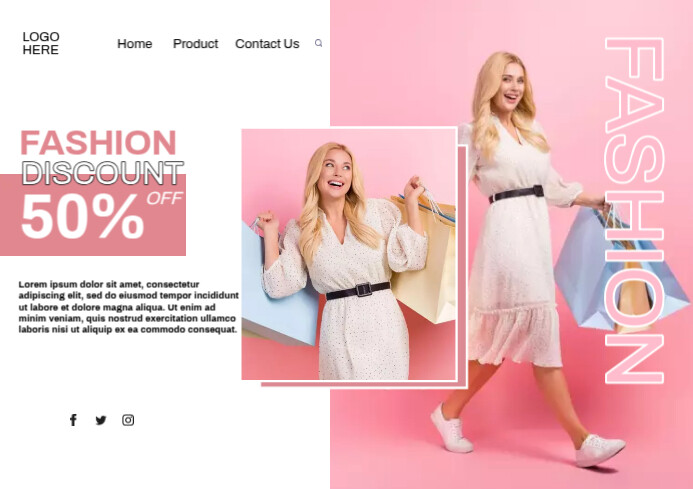 Plantilla de Fashion Discount Offer | PosterMyWall