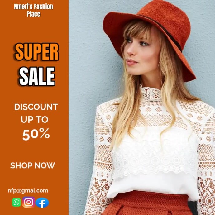 FASHION DISCOUNT SALE Template | PosterMyWall