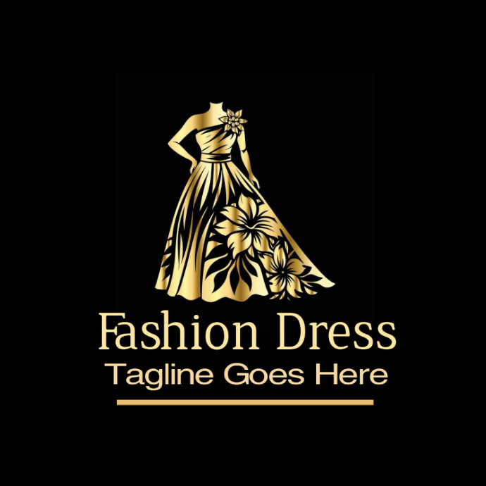 Fashion Dress Logo Template | PosterMyWall