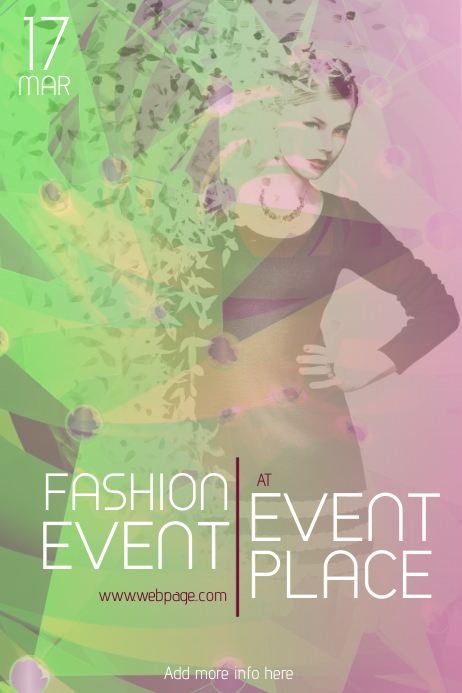 fashion event poster template | PosterMyWall