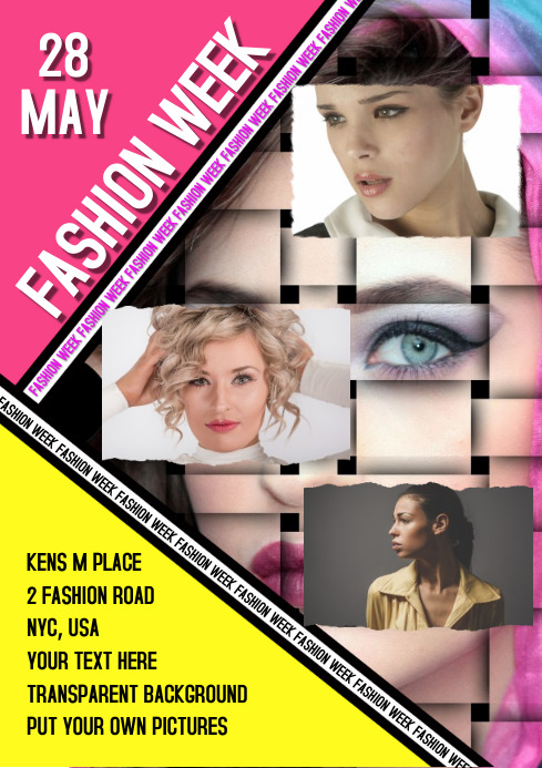 Fashion event show flyer poster Template | PosterMyWall