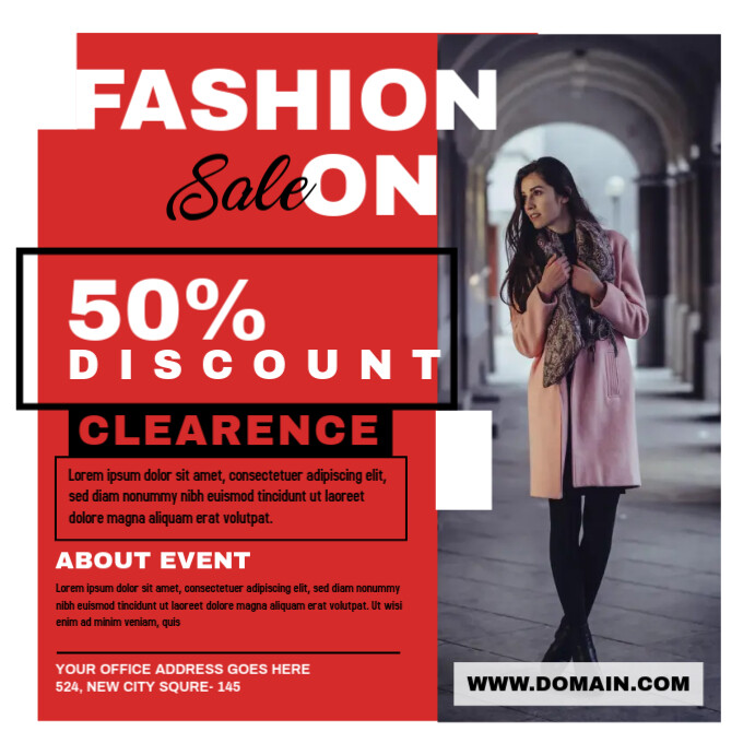 Plantilla de Flyer de Moda de | PosterMyWall