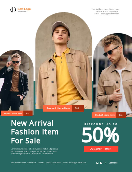 Plantilla de Fashion Flyer Templates | PosterMyWall